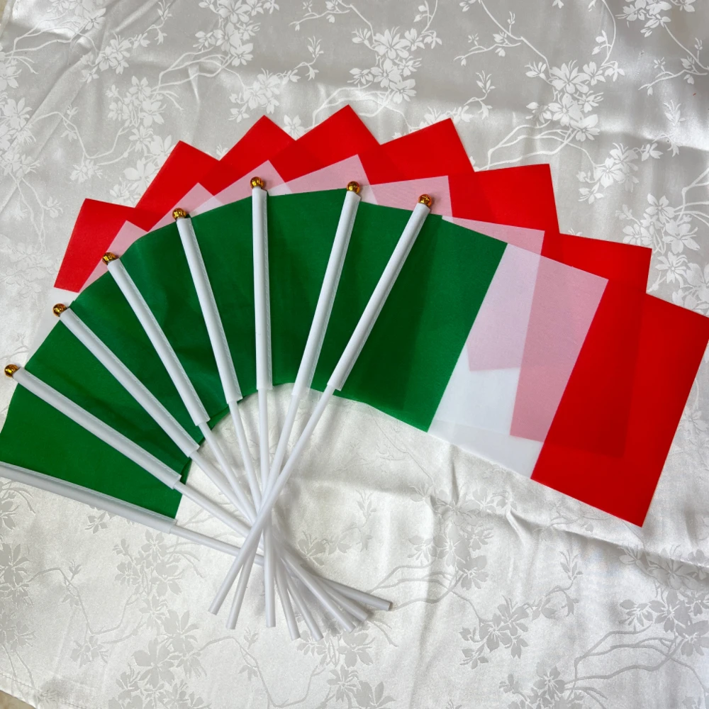 Italy flag home decoration banner 14x21cm Italy flag waving flag with ...