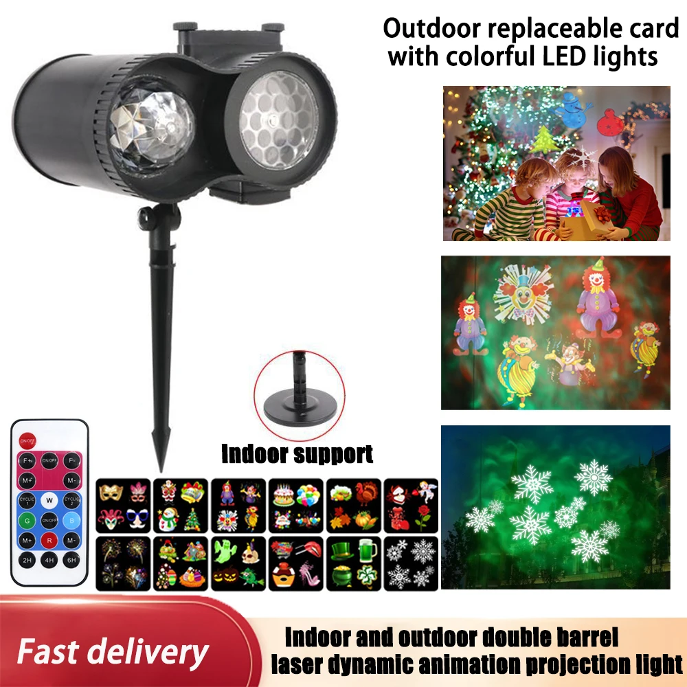 New-15W-Waterproof-Laser-Projection-Lights-Stage-Lamp-Holiday-Outdoor ...