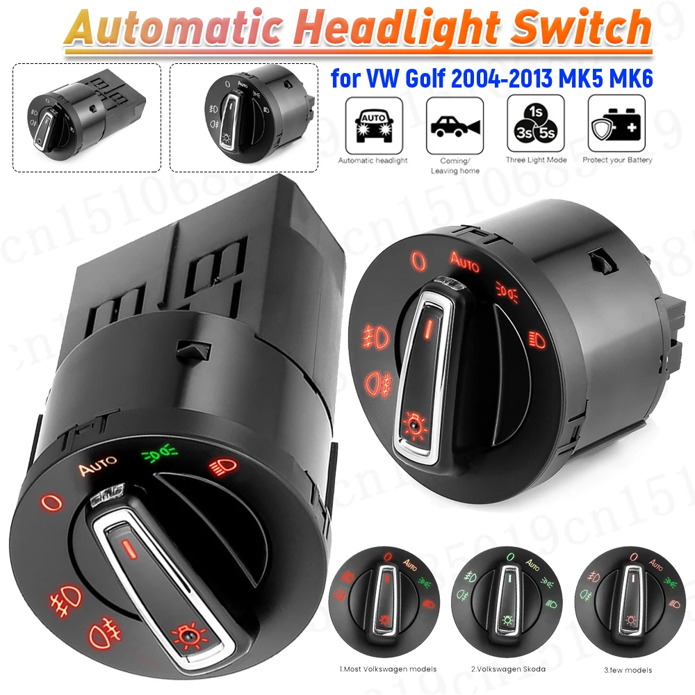 10/14Pin Automatic Headlight Switch Car Head Lamp Control Switch Sensor ...
