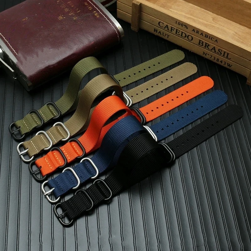 Nylon-Watch-Band-18mm-20mm-22mm-24mm-Waterproof-Nato-Strap-For-Premium ...