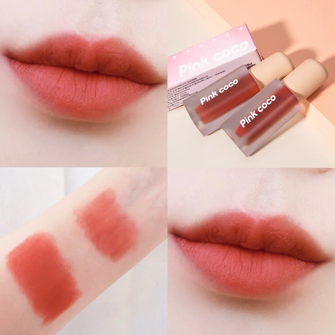 Pinkcoco-Fragrant-kiss-Lip-Gloss-Matte-Lip-Glaze-Velvet-Lip-Ink-No ...