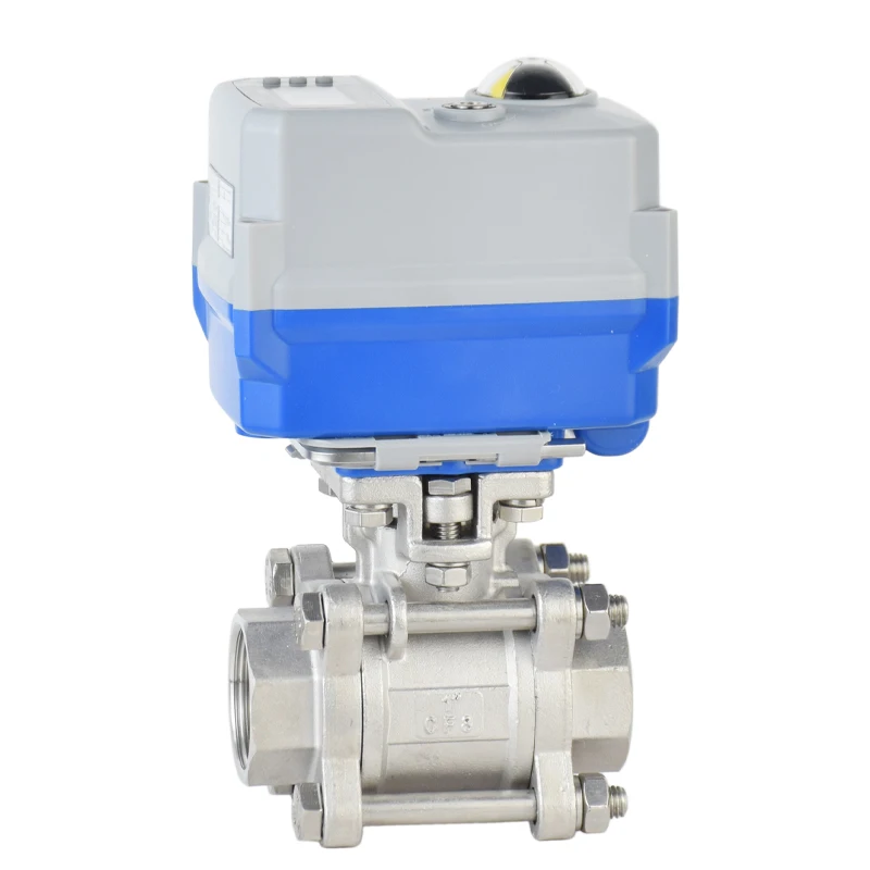 Electric-control-valve-Stainless-steel-304-high-platform-threaded ...