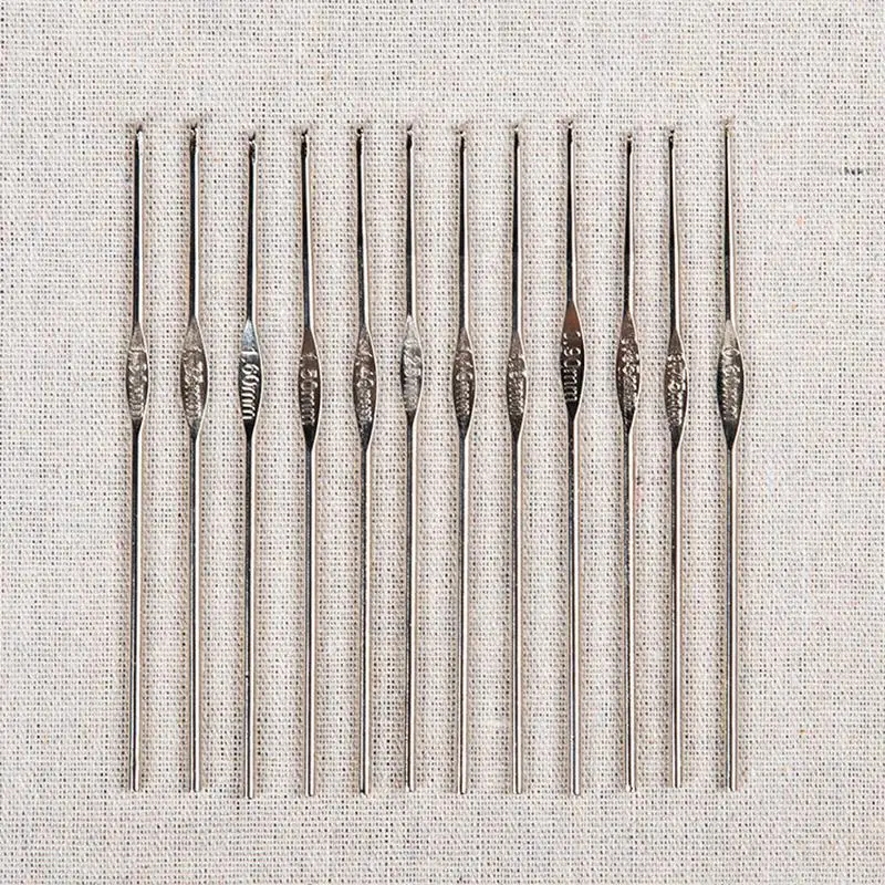 Stainless Steel Hook Needle Straight Knitting Needles Stainless Steel ...