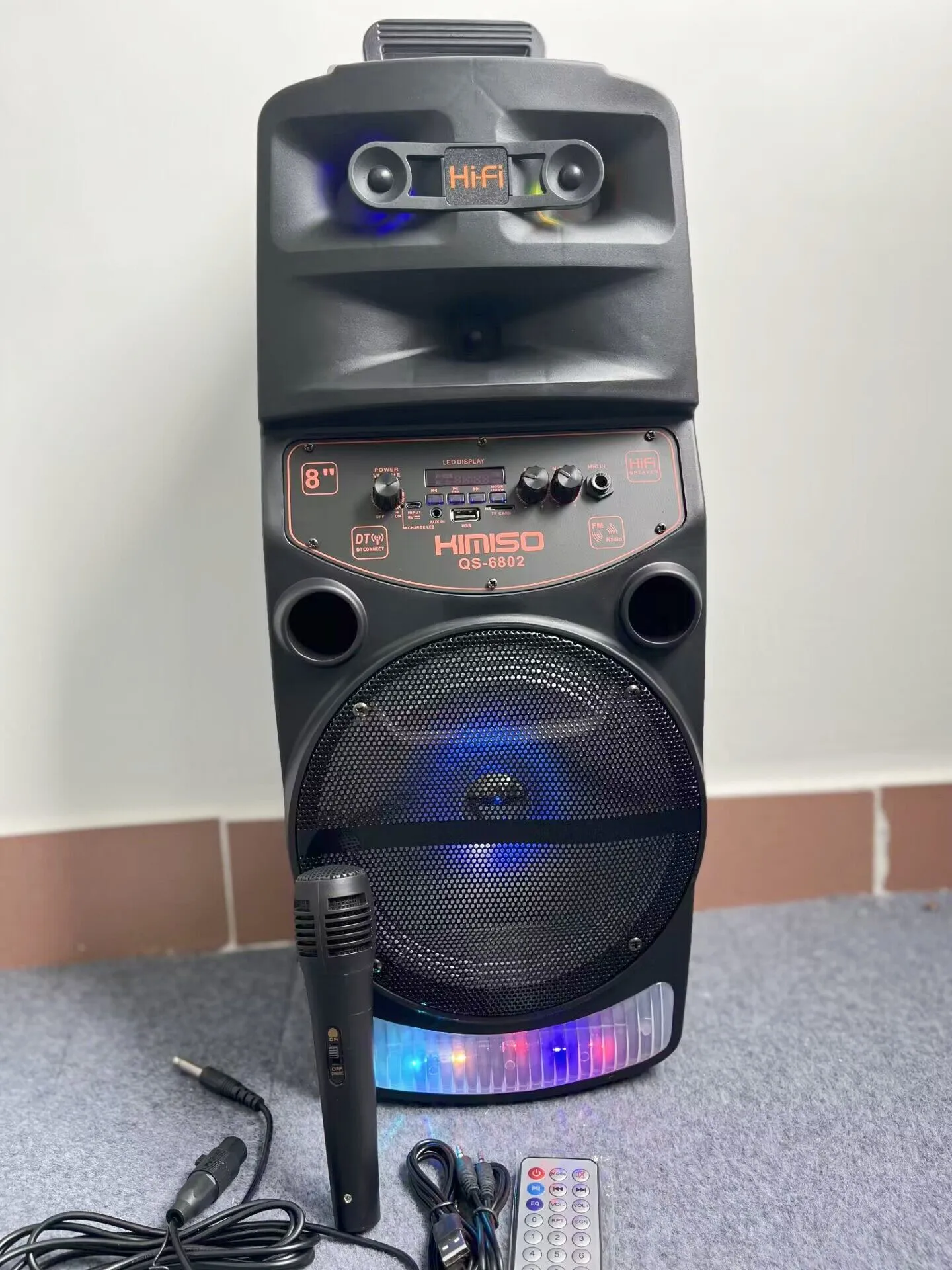 2000W-High-power-Bluetooth-Speaker-Portable-Outdoor-LED-Trolley-Case-FM ...