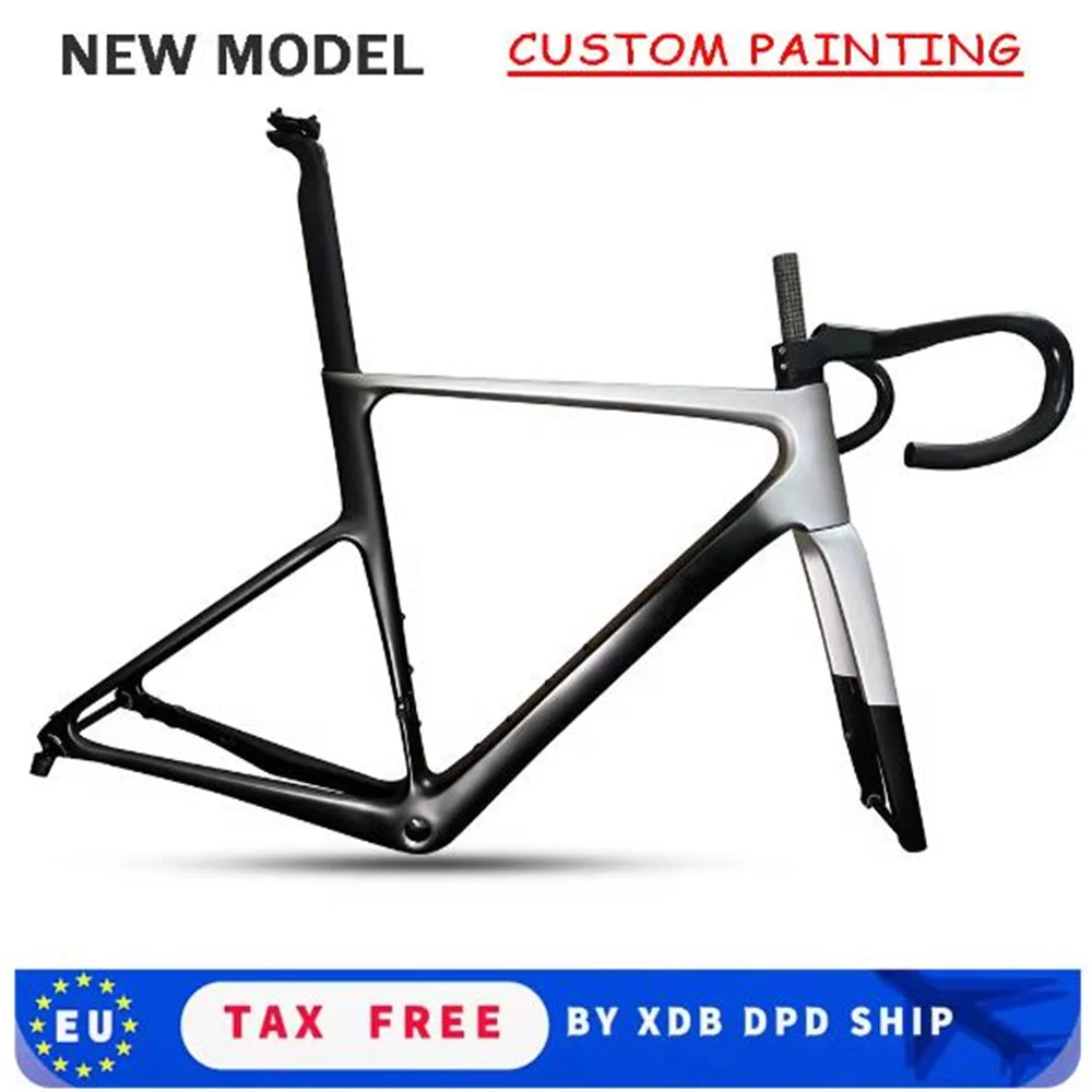 2024-Light-Weight-EVO-Frame-Carbon-Road-Framest-T1100-Racing-Disc-Brake ...