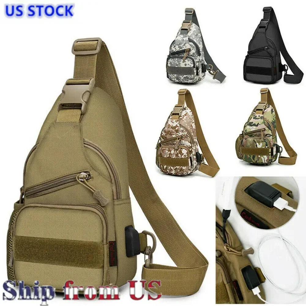 Men-s-Backpack-Tactical-Strap-Chest-Pack-Shoulder-Bag-Outdoor-Hiking ...