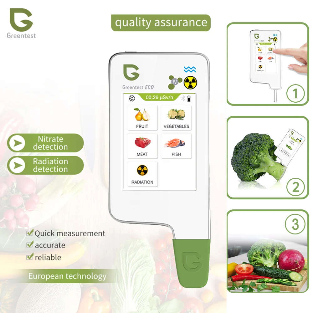 Greentest Home Kitchen Nitrate Digital Tester Detector Fruit Vegetable ...