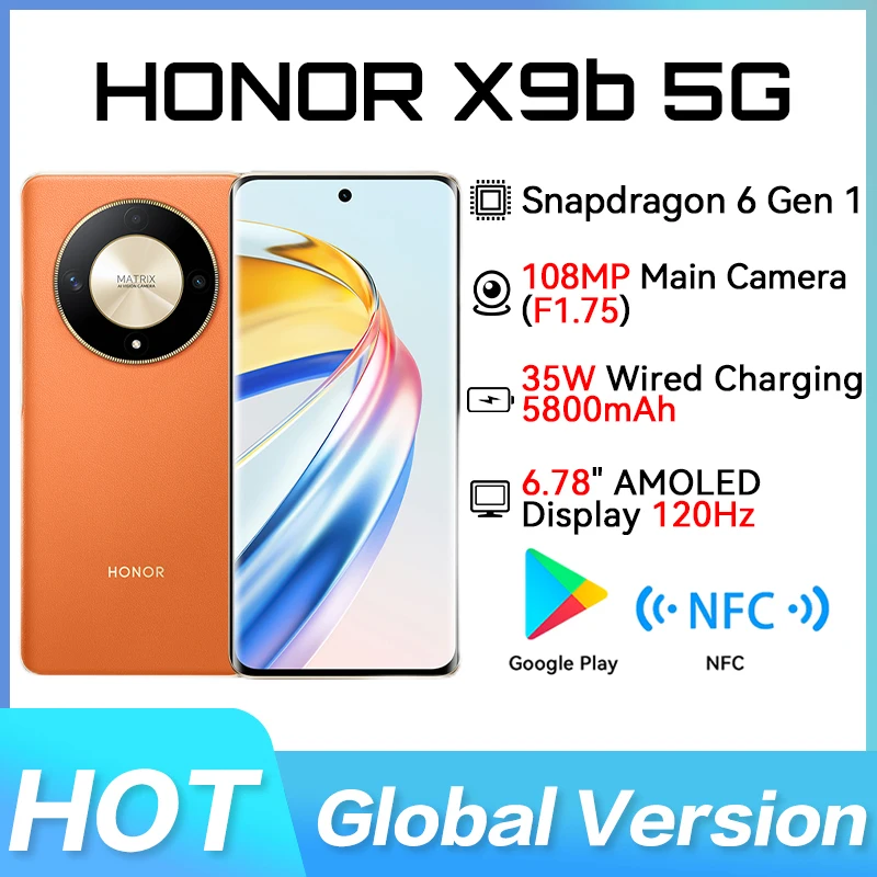 Global-Version-HONOR-X9b-Mobile-Phone-6-78-Anti-Drop-108MP-Camera-120Hz ...
