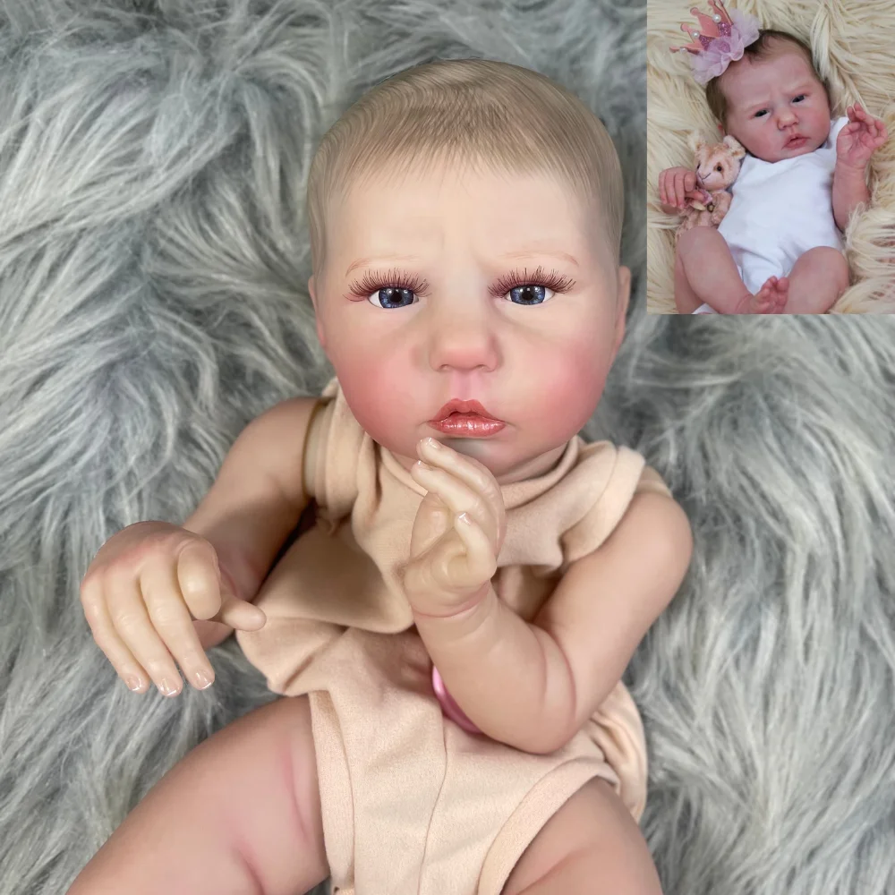 MRB 19 inch Already Painted Reborn Doll Kits Ellie-Sue With Blue Eyes ...