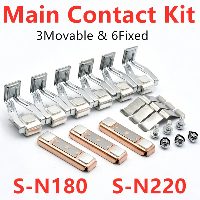 Contactor-Spare-Parts-Replacement-Main-Contact-Kit-S-N180-S-N220-S-K180 ...