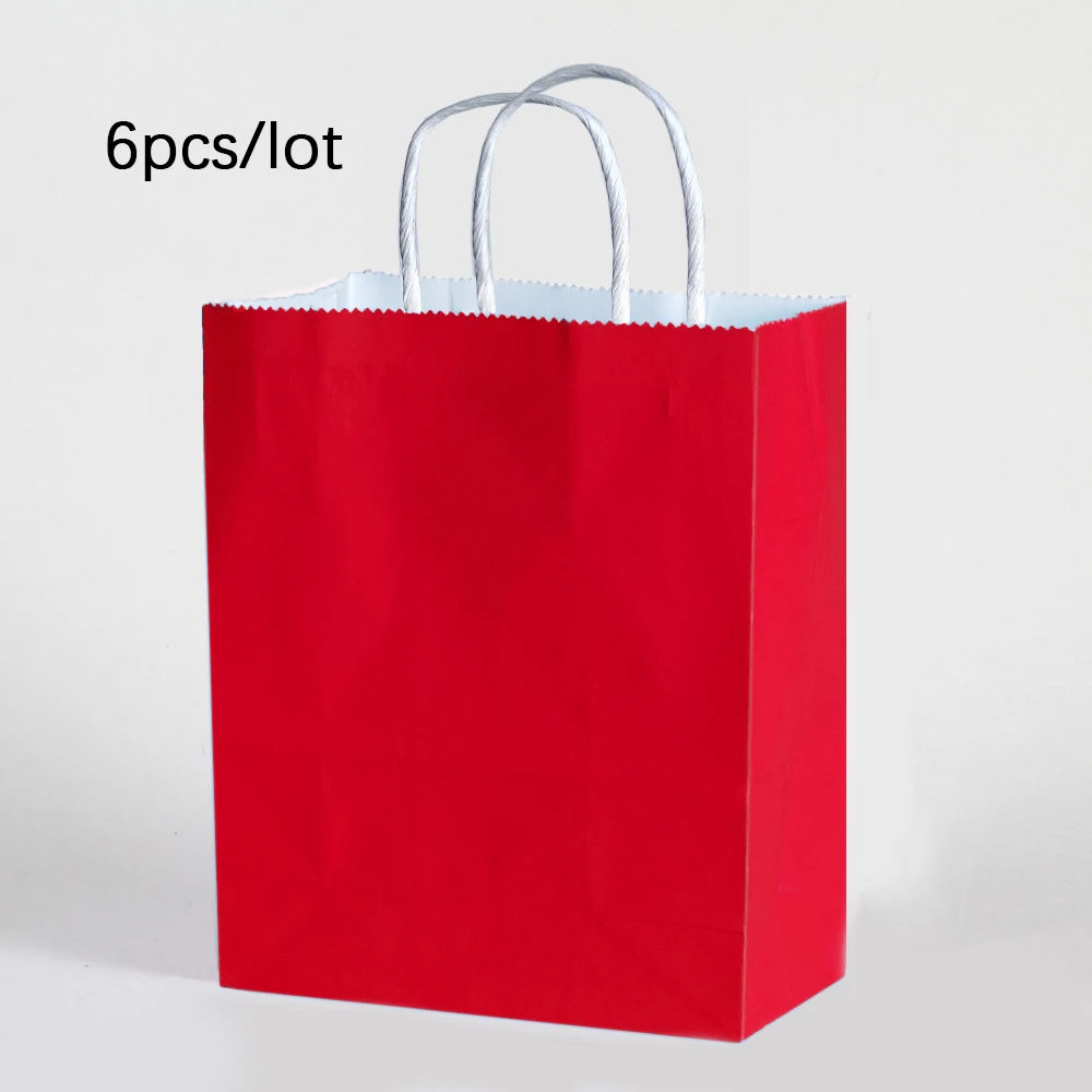 6 bolsas de regalo de papel para macarrones, bolsas para envolver ...