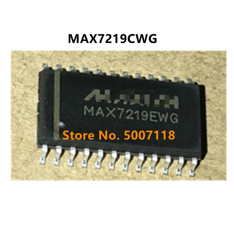 MAX7219CWG SOP24 MAX 7219 100%, 로트당 5 개, 신제품| | - AliExpress