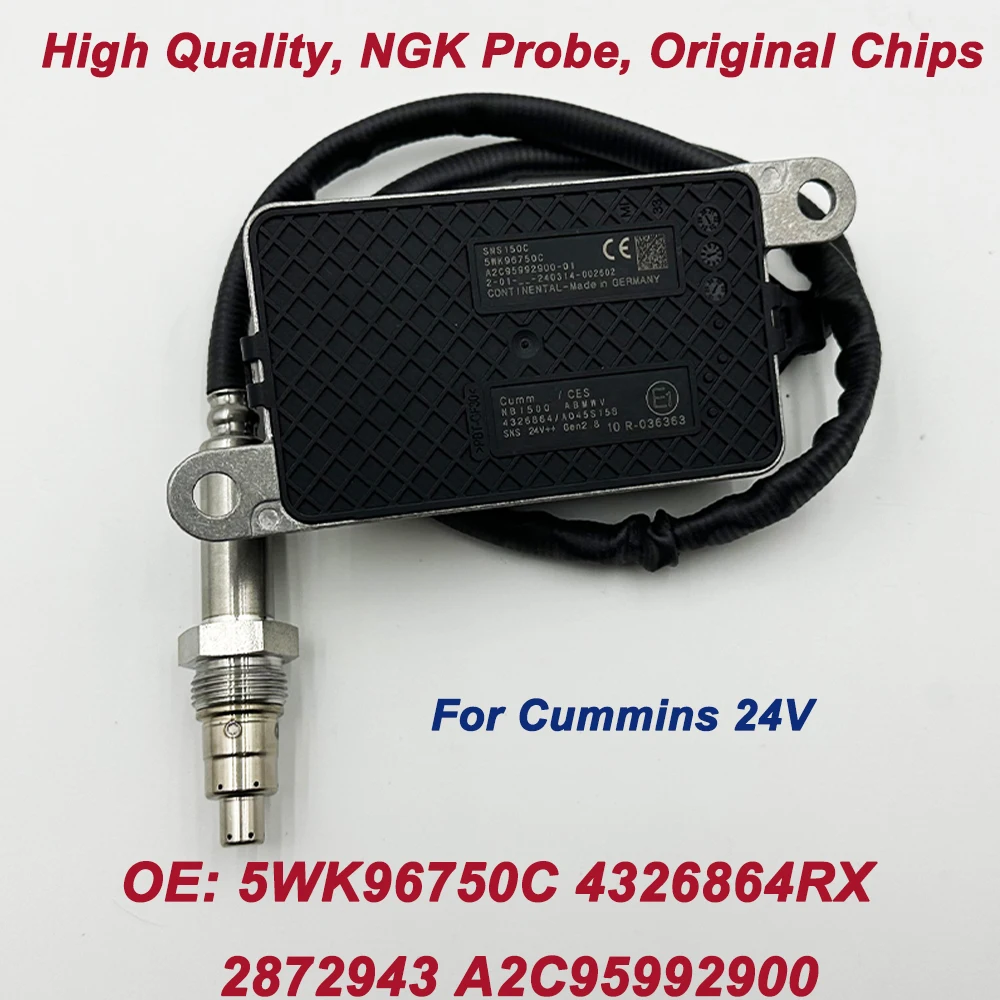 Sensor-de-oxig-nio-Nox-nitrog-nio-Sonda-NGK-para-caminh-o-Cummins-24V ...