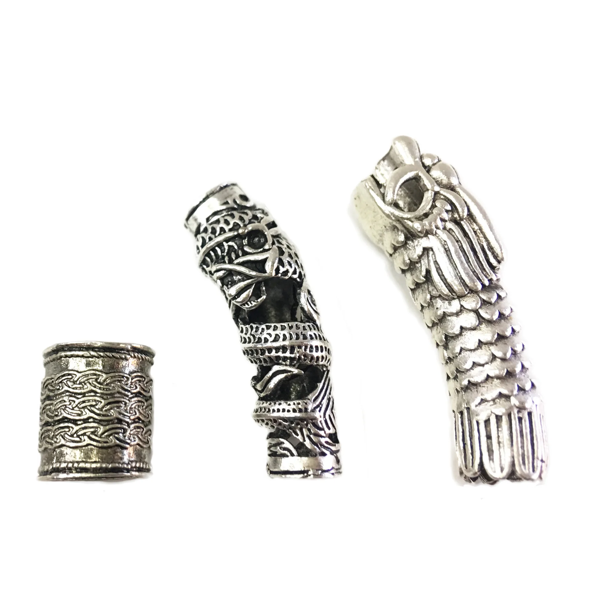 Viking-Dragon-Alloy-Hair-Beard-Beads-Cuffs-Coils-Rings-Clips-for-Men ...
