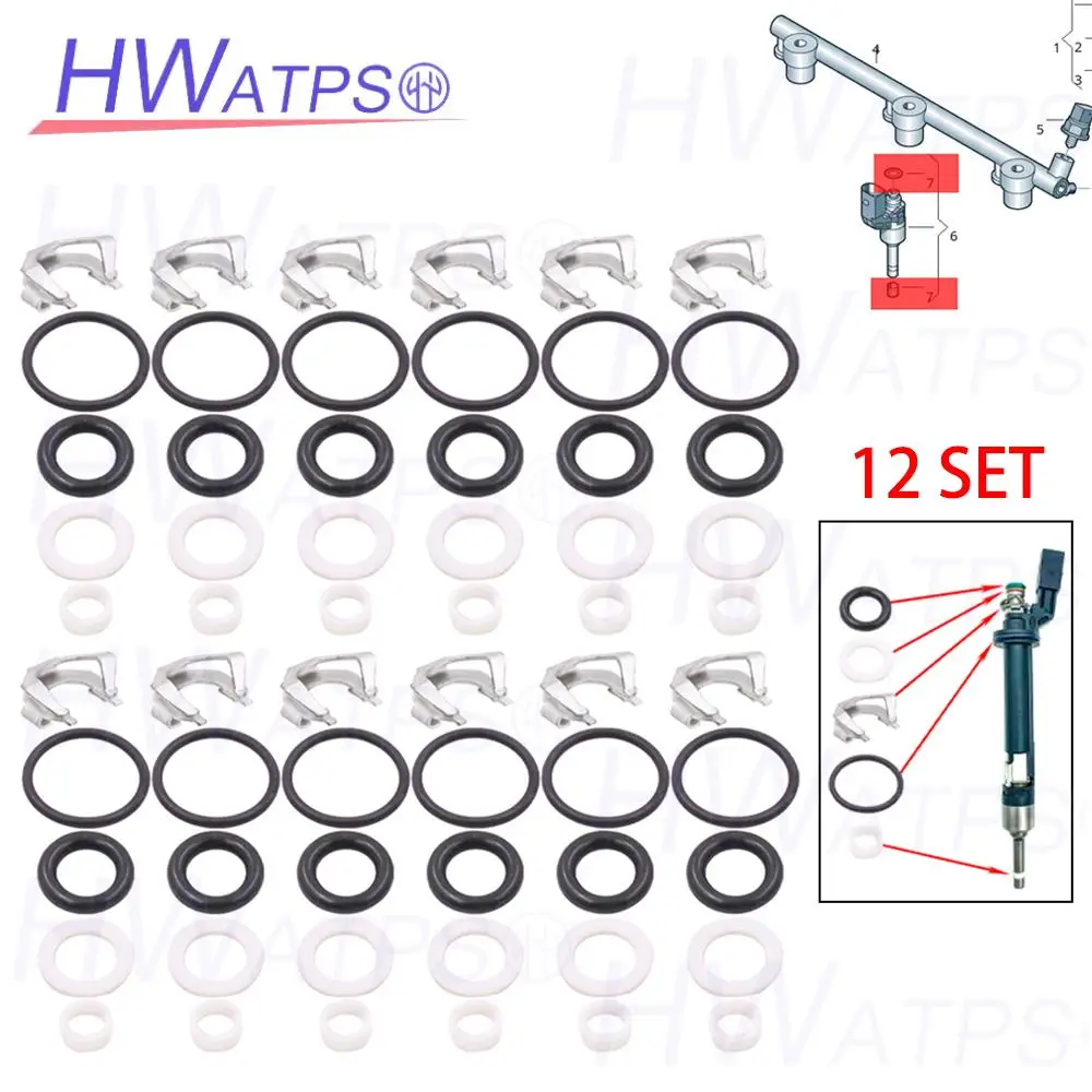 03H198149A injector seal repair kit 03H906036E For VW CC Passat Touareg ...