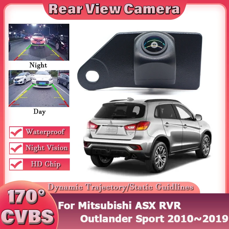 For Mitsubishi ASX RVR Outlander Sport 2010~2019 170° Fish Eyes Lens ...