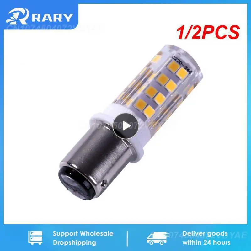 1-2PCS-Ba15d-Double-Contact-Bulb-Led-Lights-SMD2835-220V-51LEDs-Super ...