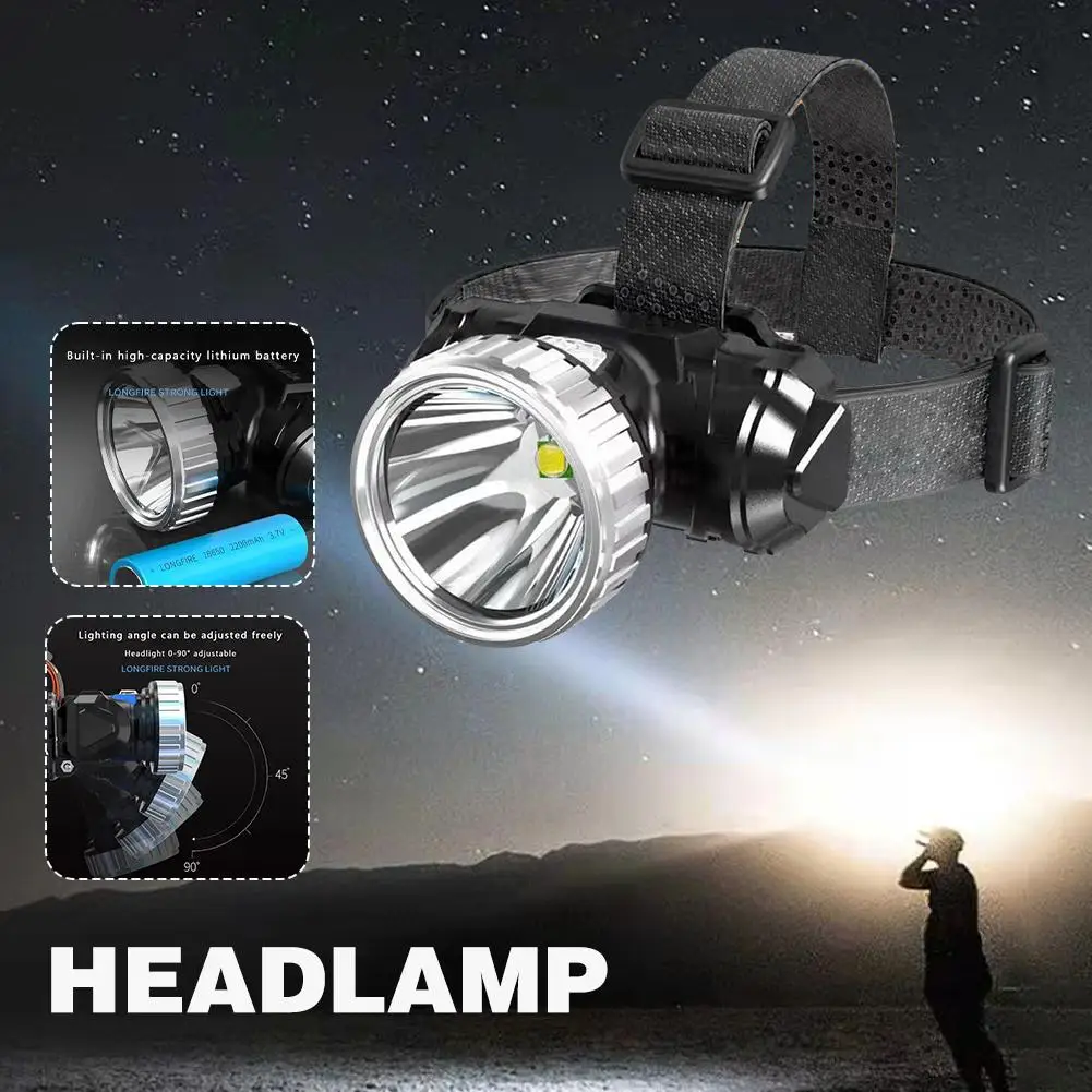 Strong-Light-LED-Headlamp-Outdoor-Fishing-Headlight-USB-Rechargeable ...