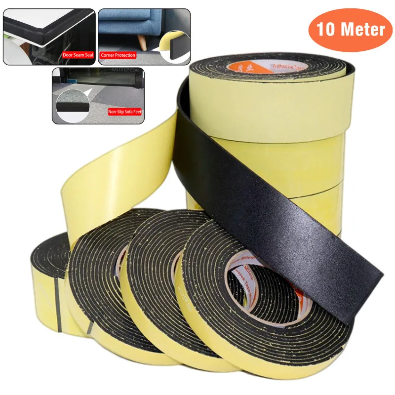 10-Meters-Single-Side-Strong-Adhesive-Waterproof-Weather-Stripping-EVA ...