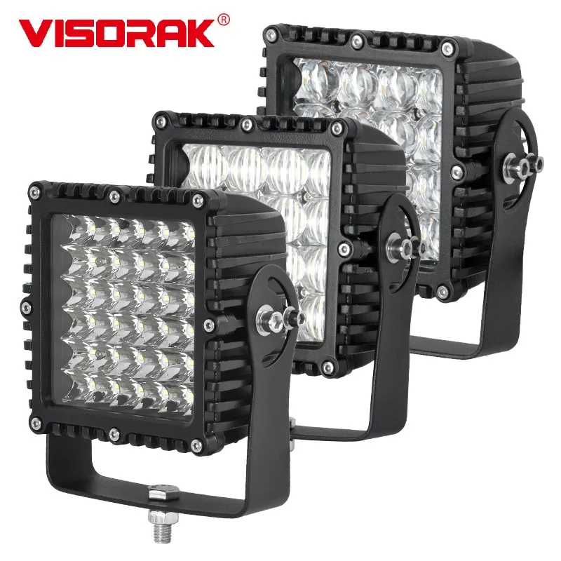 VISORAK-6-Square-Off-road-Spot-Flood-Bumper-LED-Roof-Work-Light-For-Off ...