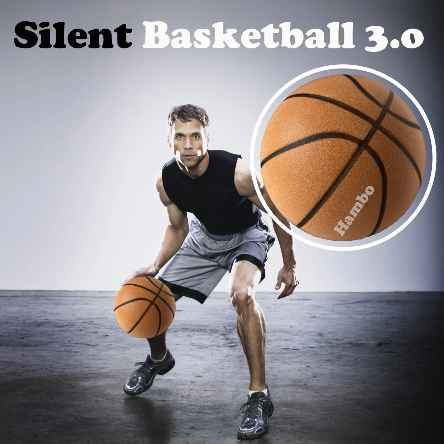 Silent-Basketball-Dia-24-21cm-Indoor-Dribble-Practice-Mute-Bouncing ...