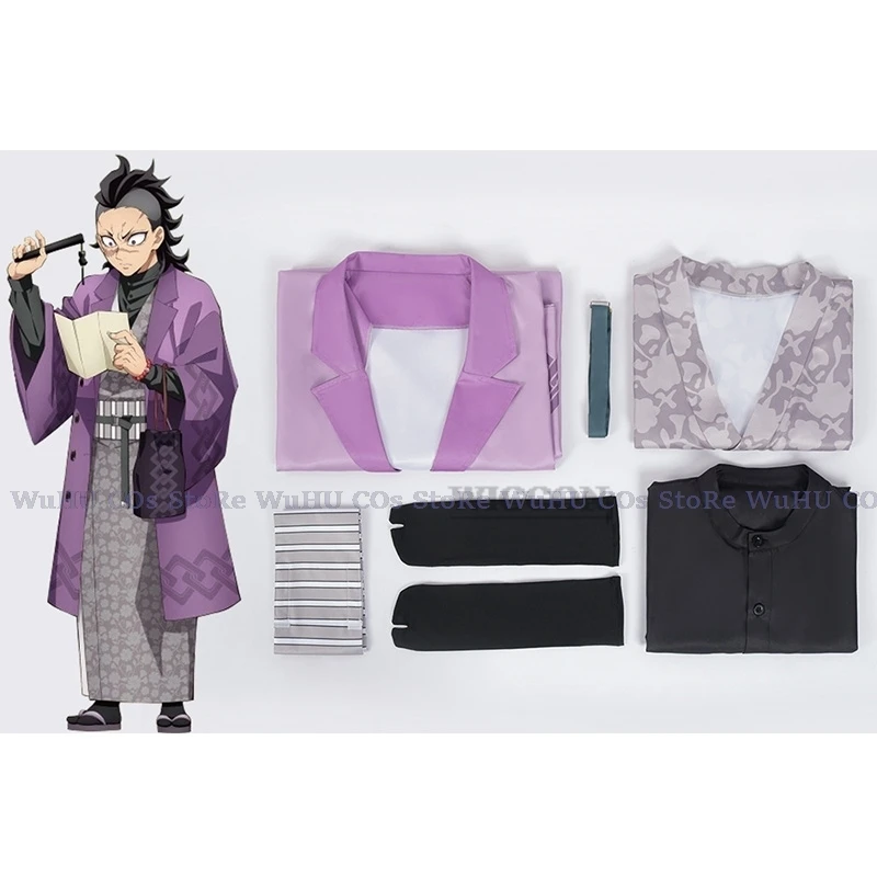 Pantskirt-Shinazugawa-Genya-Wig-New-Anime-Shinazugawa-Genya-Cosplay ...