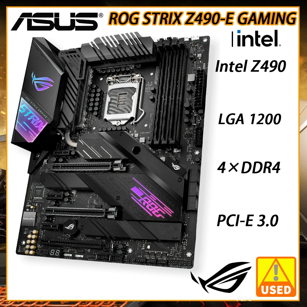 ASUS-ROG-STRIX-Z490-E-Gaming-Motherboard-Intel-Z490-DDR4-LGA-1200-10 ...