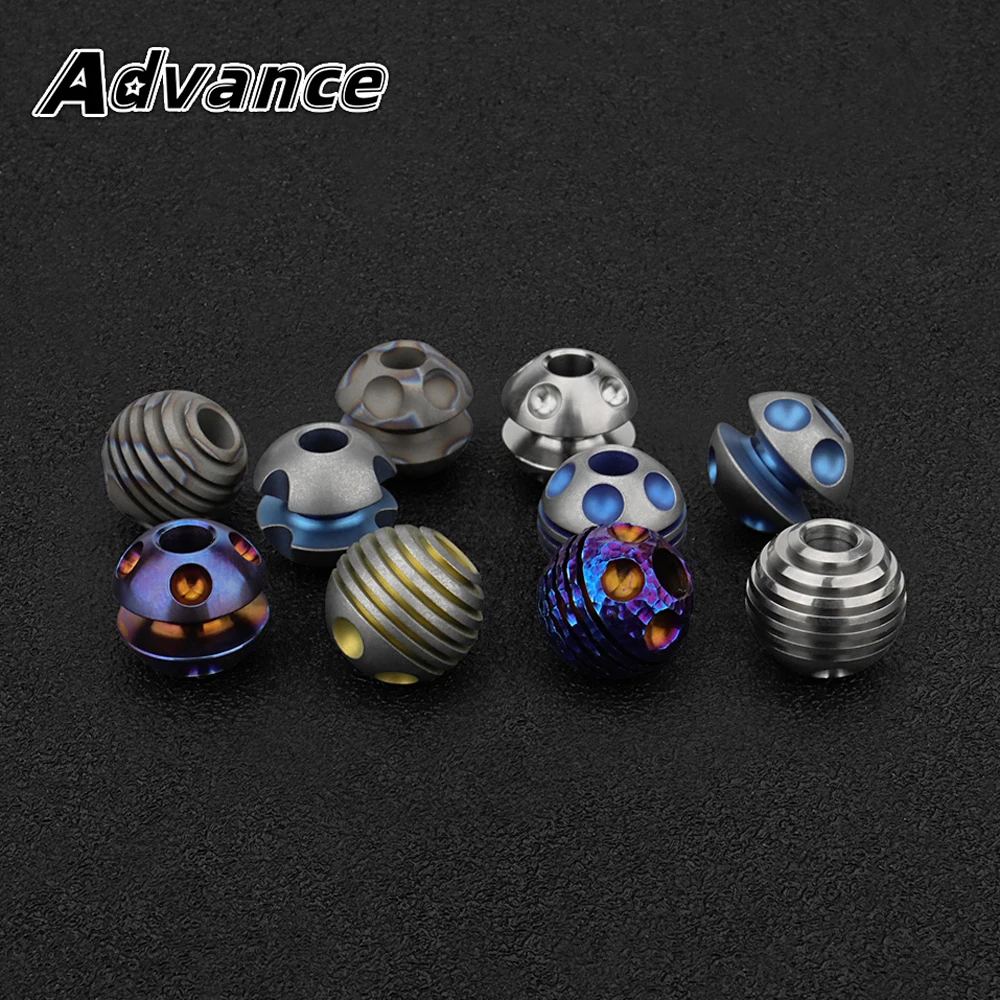 Titanium Bead Planet Rope Paracord Beads EDC Key Chain Accessories ...