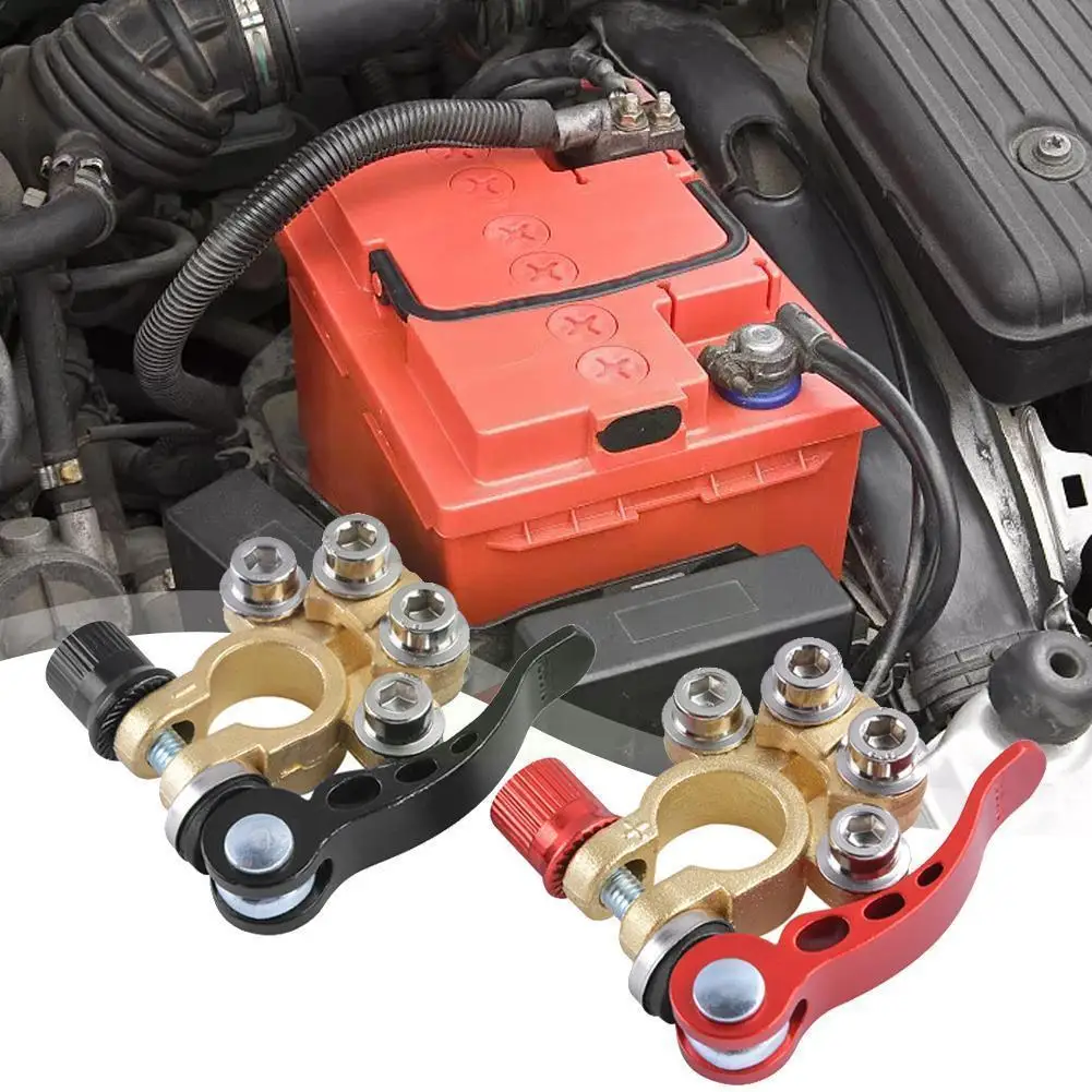 1 Pair Car Battery Terminals 12v Auto Battery Terminal Battery Cable ...