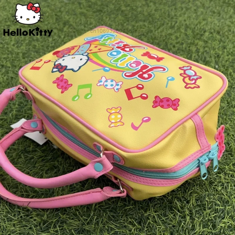 Medieval-Retro-Sanrio-Candy-Hello-Kitty-Half-Moon-PU-Handbag-Y2k-Women ...