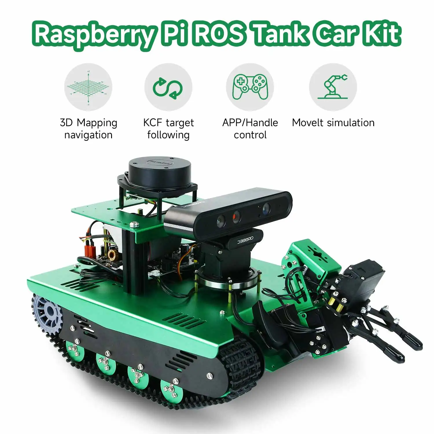 Yahboom-ROS-Tank-Car-With-Robotic-Arm-Support-Lidar-Avoiding-Tracking ...