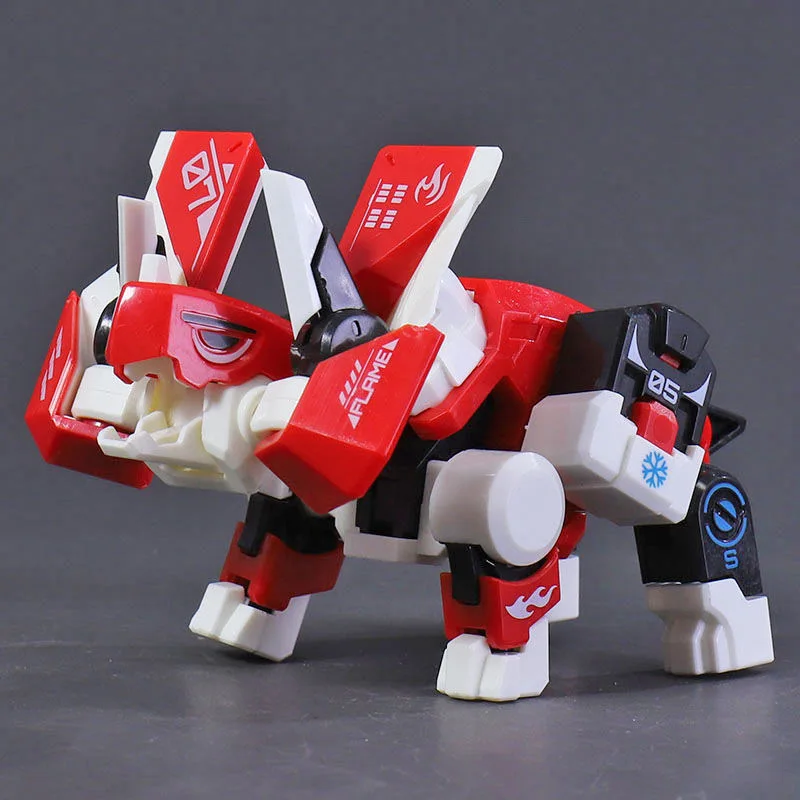 Hot! Cartoon Transformable Cube Deformable Dinosaurs Toy Animal ...