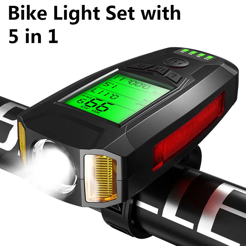 Light-Bicycle-Speedometer-Light-Bike-Front-Headlight-MTB-Computer ...