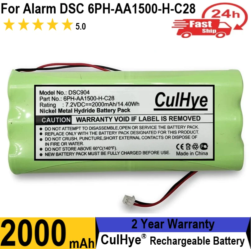 7-2V-Ni-Mh-Replacement-Battery-for-Alarm-DSC-6PH-AA1500-H-C28-9047 ...