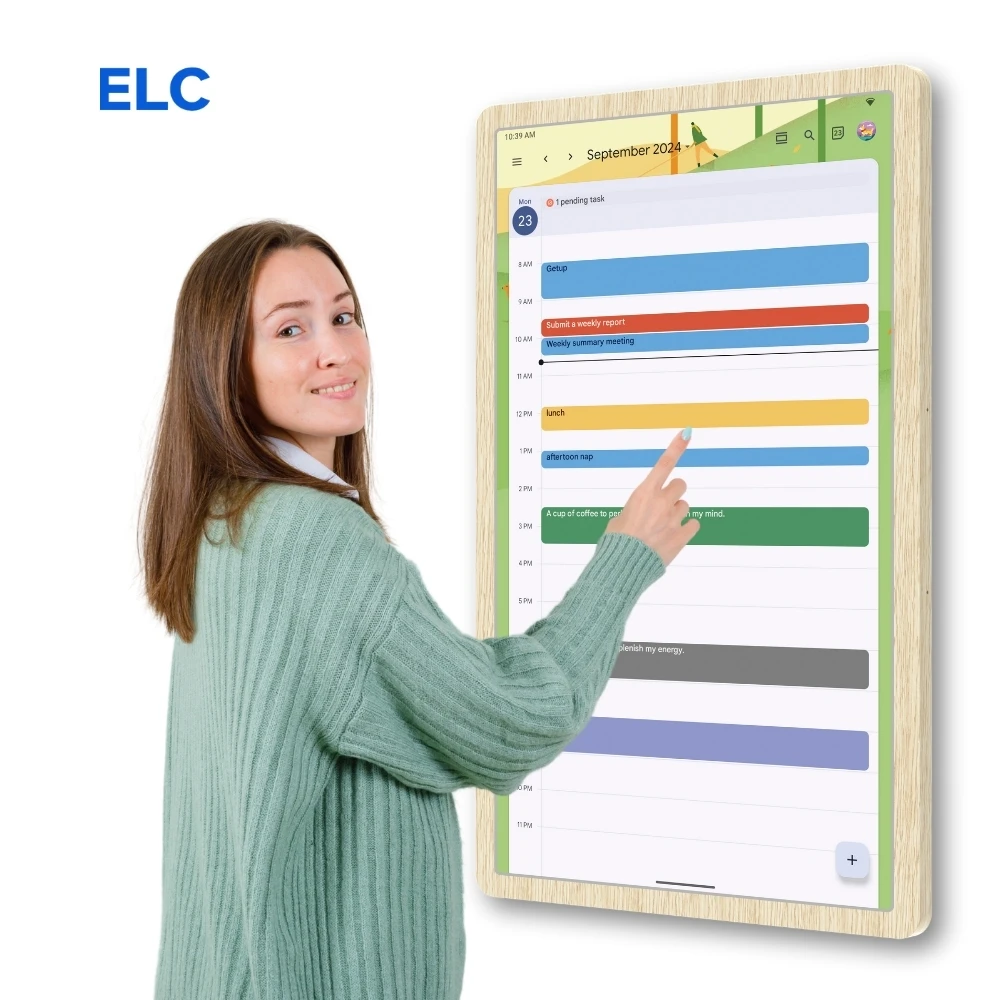 Wall Mount 14 21.5 24 32 Inch Digital Calendar Smart Touchscreen ...