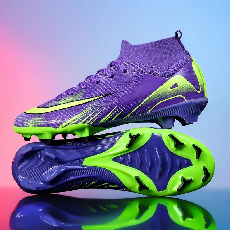New Men Football Boots Ultralight Soccer Shoes Outdoor Training Shoes ...