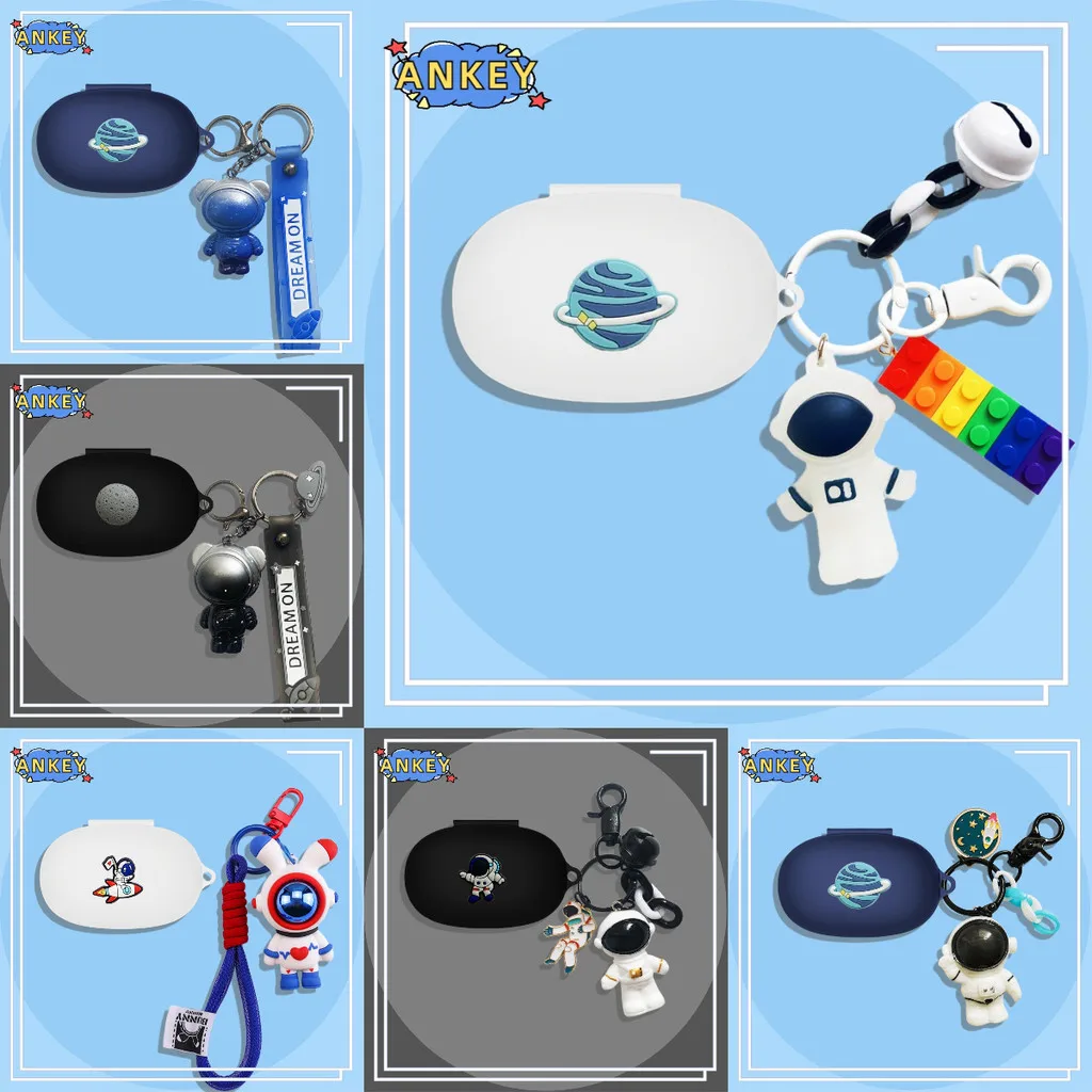 for Anker Soundcore V30i V20i Silicone Case Earbuds Cute Spacecraft ...