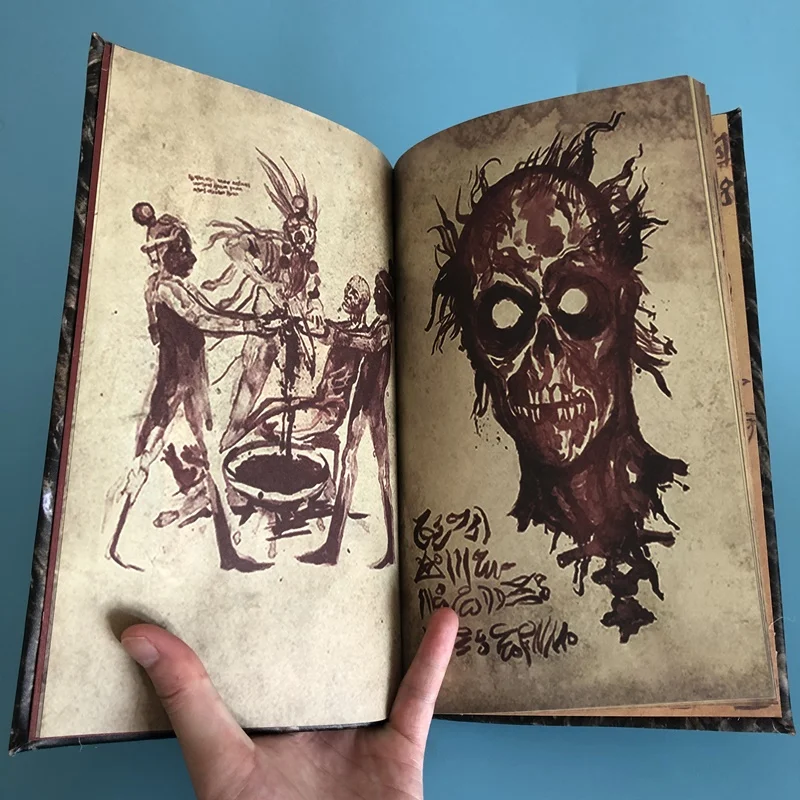 Necronomicon-Dark-Magic-Book-Demon-Evil-Dead-Summon-Book-Altar-Ceremony ...