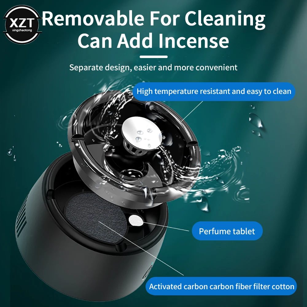 1pc-Ashtray-with-Air-Purification-USB-Charging-Smoke-Automatic-Removal ...