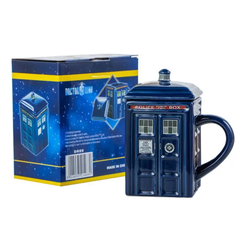 Who Tardis Creative Police Box Mug Funny Ceramic Coffee Tea Cup With ...