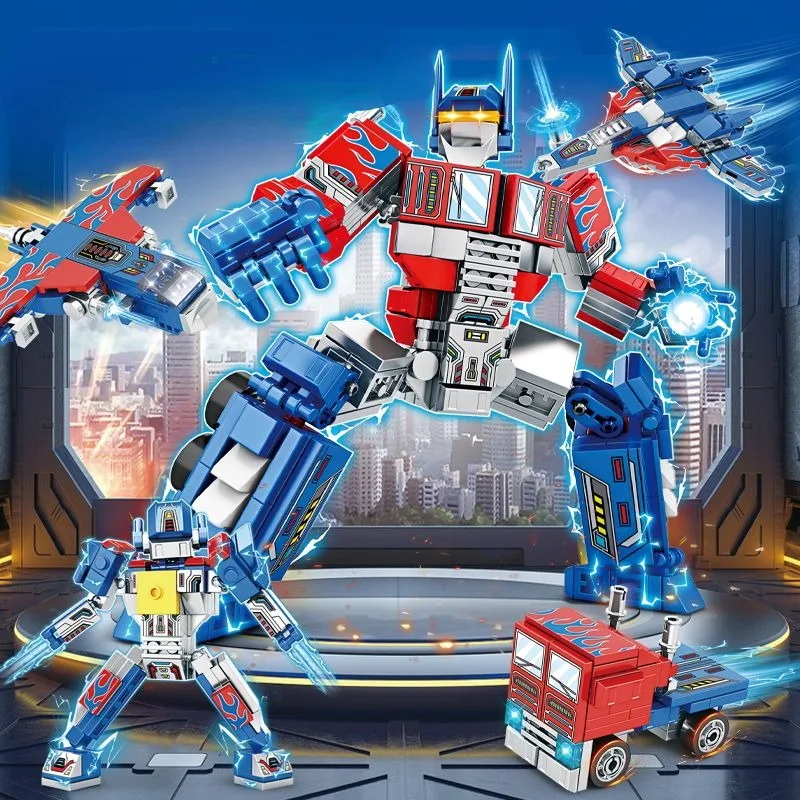 2024 Transforming robot Autobot children Building blocks Toy boy's gift ...