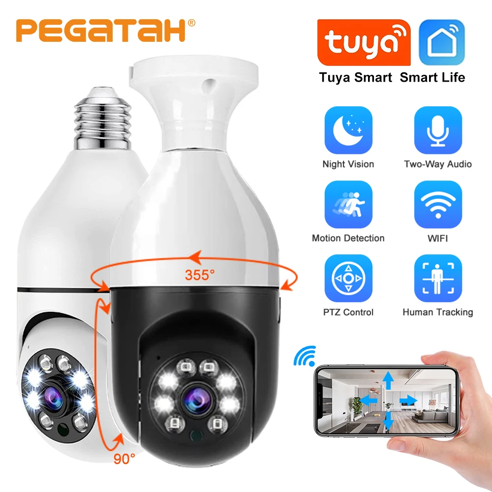 Tuya-Surveillance-Wifi-Camera-1080P-Bulb-Light-Color-Full-HD-Cam-Night ...