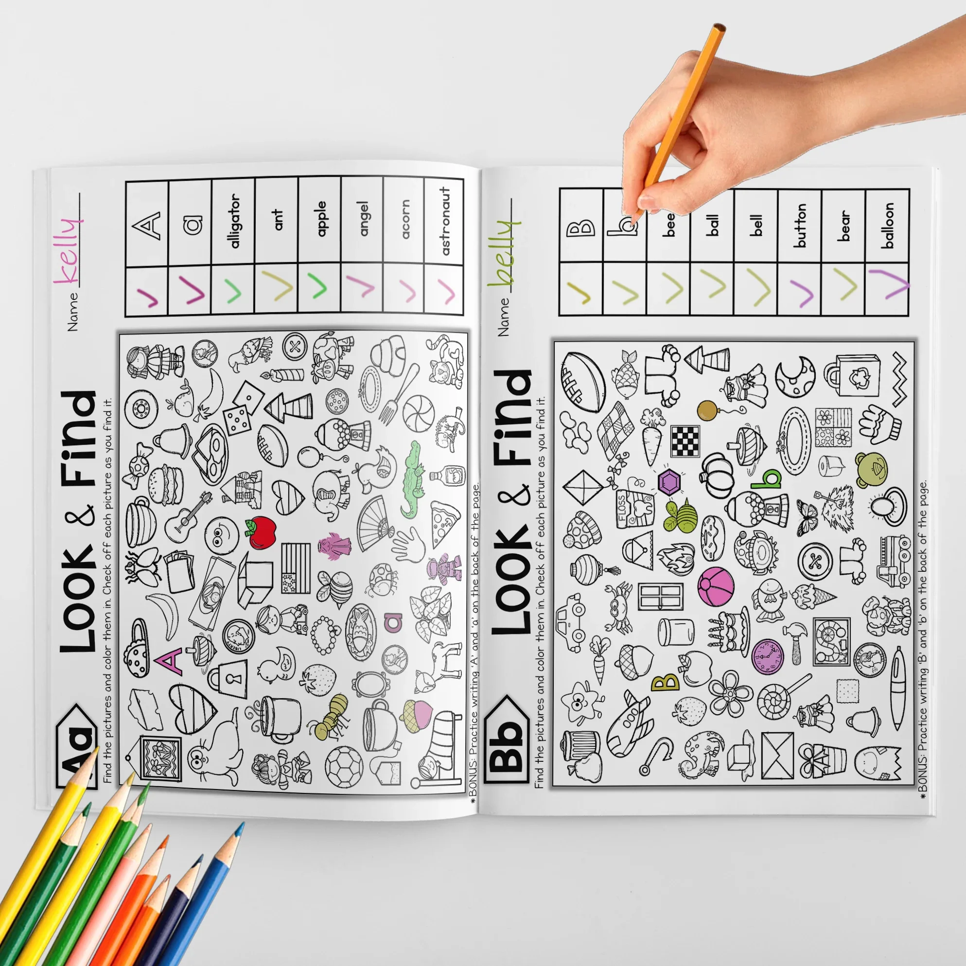 Search and Discover: Hidden Object Book to Sharpen Children's Attention ...