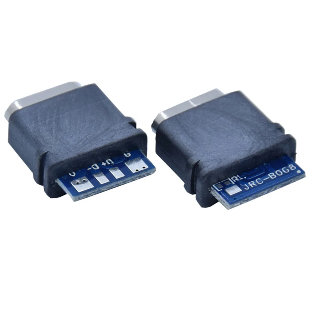 20pcs Waterproof USB C Jack Type-C 4Pin Female Connector Port Data ...
