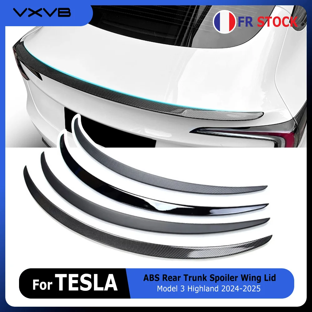 ABS Spoiler High-Performance Rear Wings Trunk Spoilers For Tesla Model ...