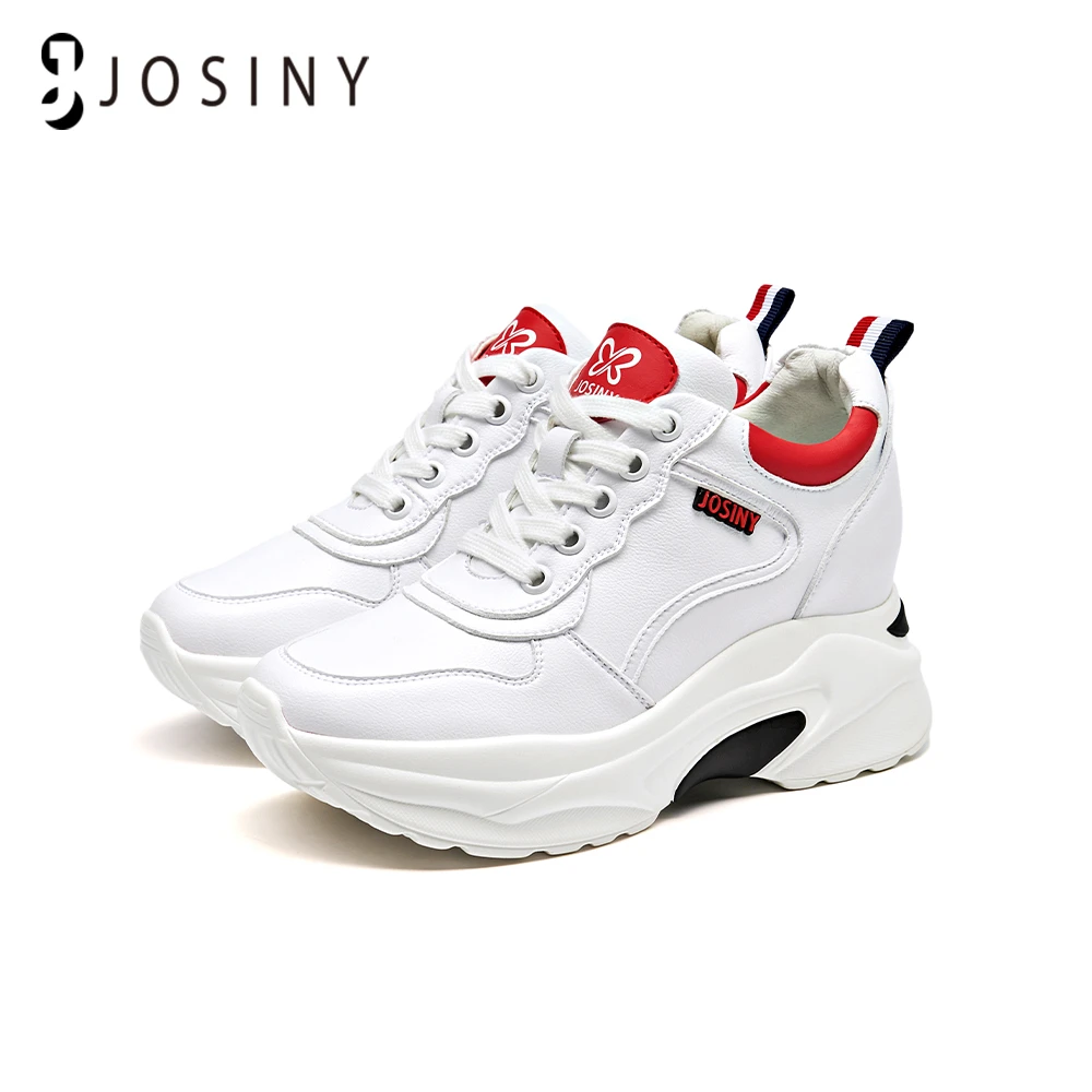JOSINY Sneakers Ladies Vulcanized increase Shoes Casual Platform ...