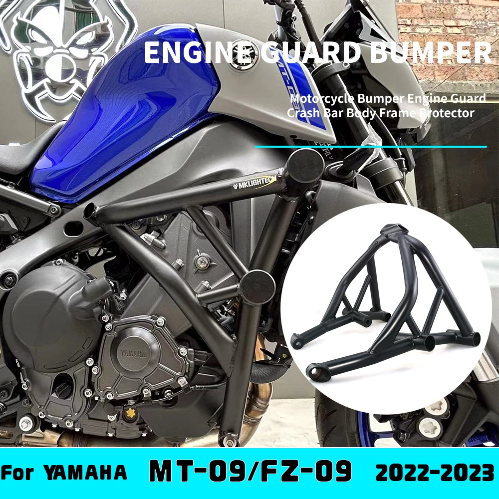 Mklightech For Yamaha Mt-09 Fz-09 Mt09 Fz09 2022-2023 Motorcycle Bumper ...
