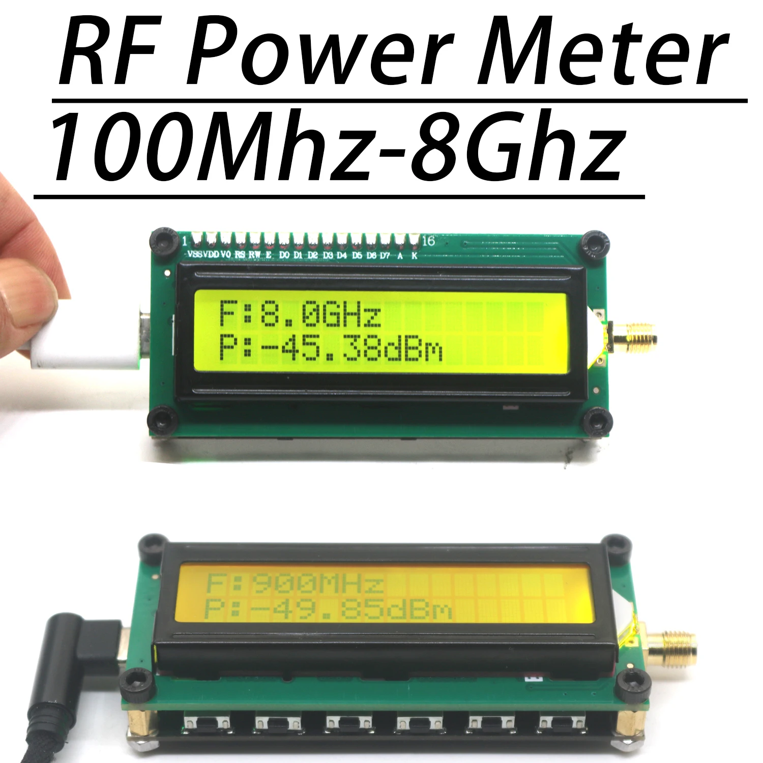 Medidor-de-potencia-RF-AD8319-de-1Mhz-8Ghz-ARW227-24-bits-ADC ...