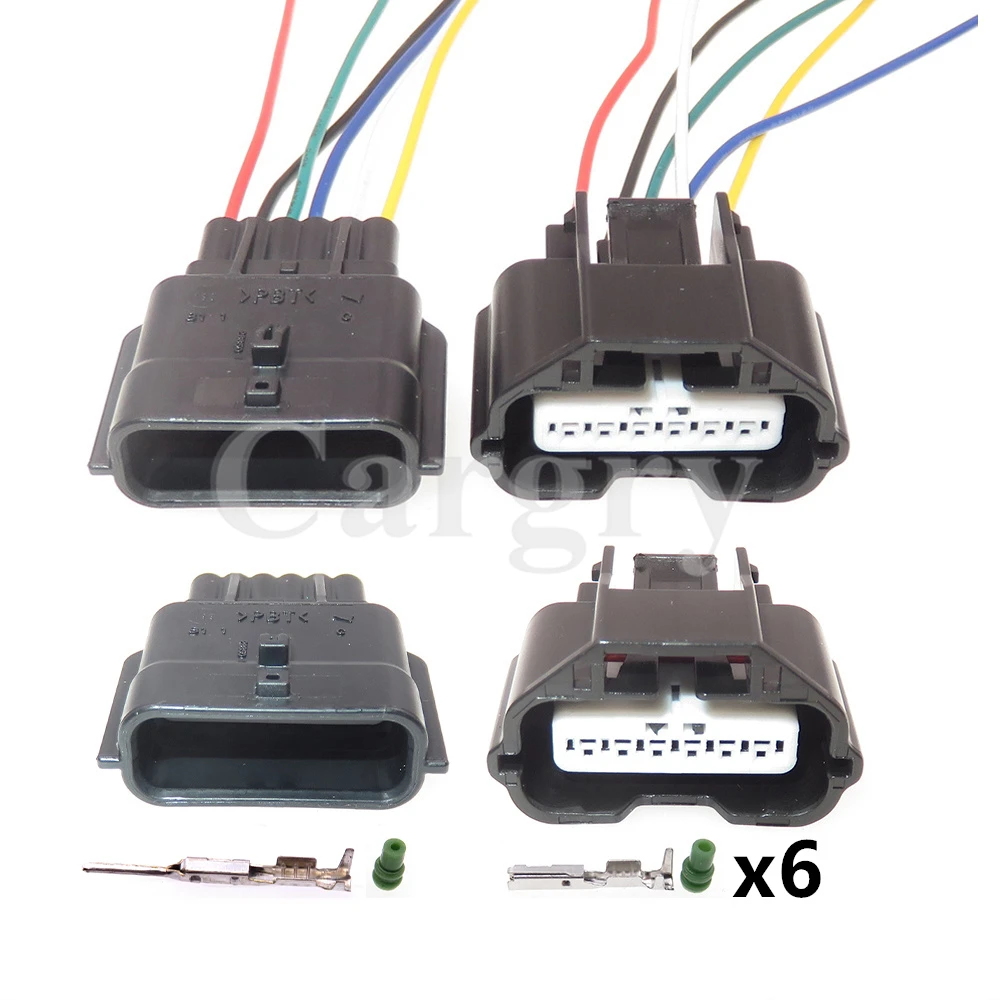 1 Set 6p Car Air Flowmeter Cable Harness Plug 7283-8850-30 7282-8850-30 ...
