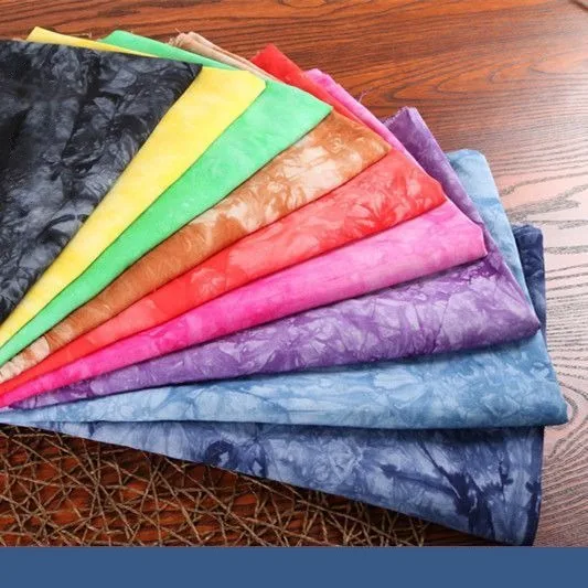 Chinese Style Tie-dye Rayon Fabric By The Meter for Clothes Dresses ...
